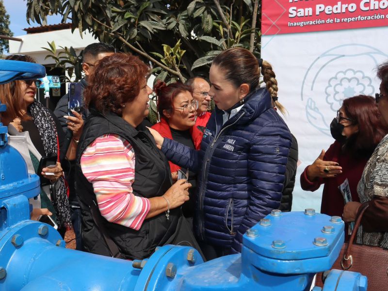 Paola Angón inaugura el Pozo 4 en San Pedro Cholula | Contundente